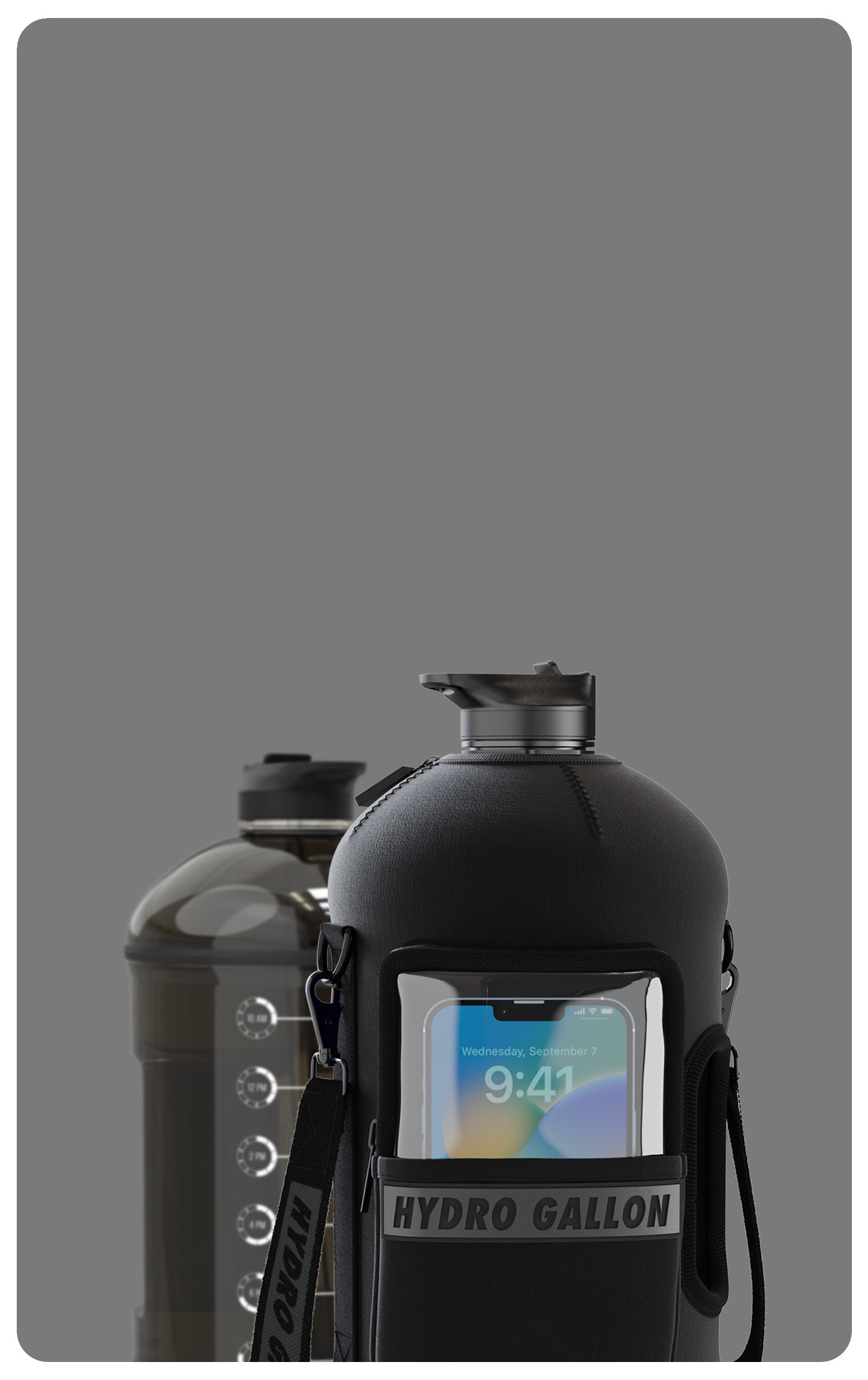 Hydro Gallon® | Gallonen-Wasserflaschen mit Hülle