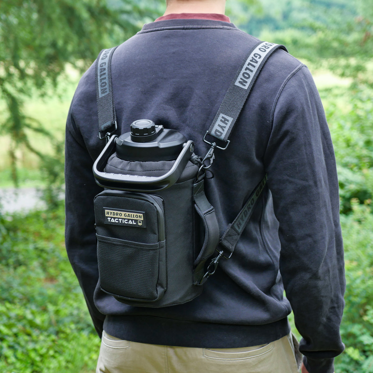 Hydro Gallon® Tactical | Metal Gallon Water Bottle w/ Rugged Sleeve